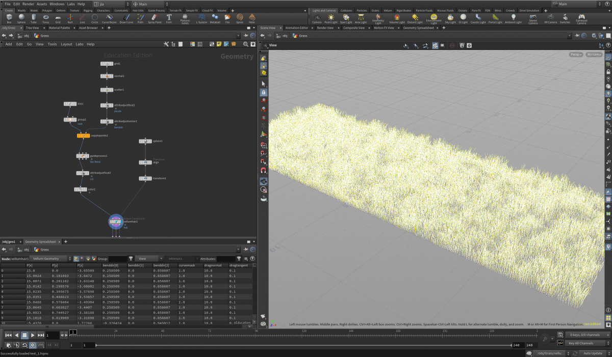 Houdini lessons – Lingan Jin's blog